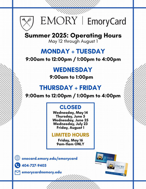 Contact Us | Emory University | Atlanta GA